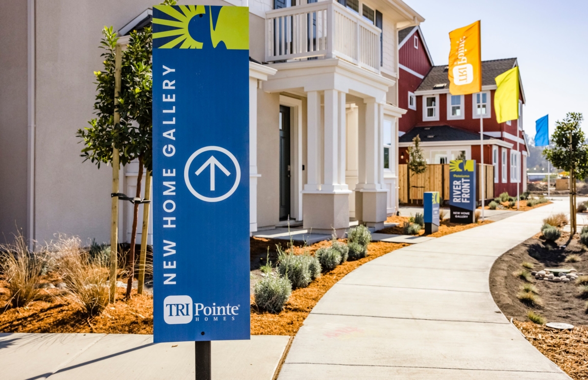 Riverfront by TRI Pointe Homes Signage – Marketshare Inc.